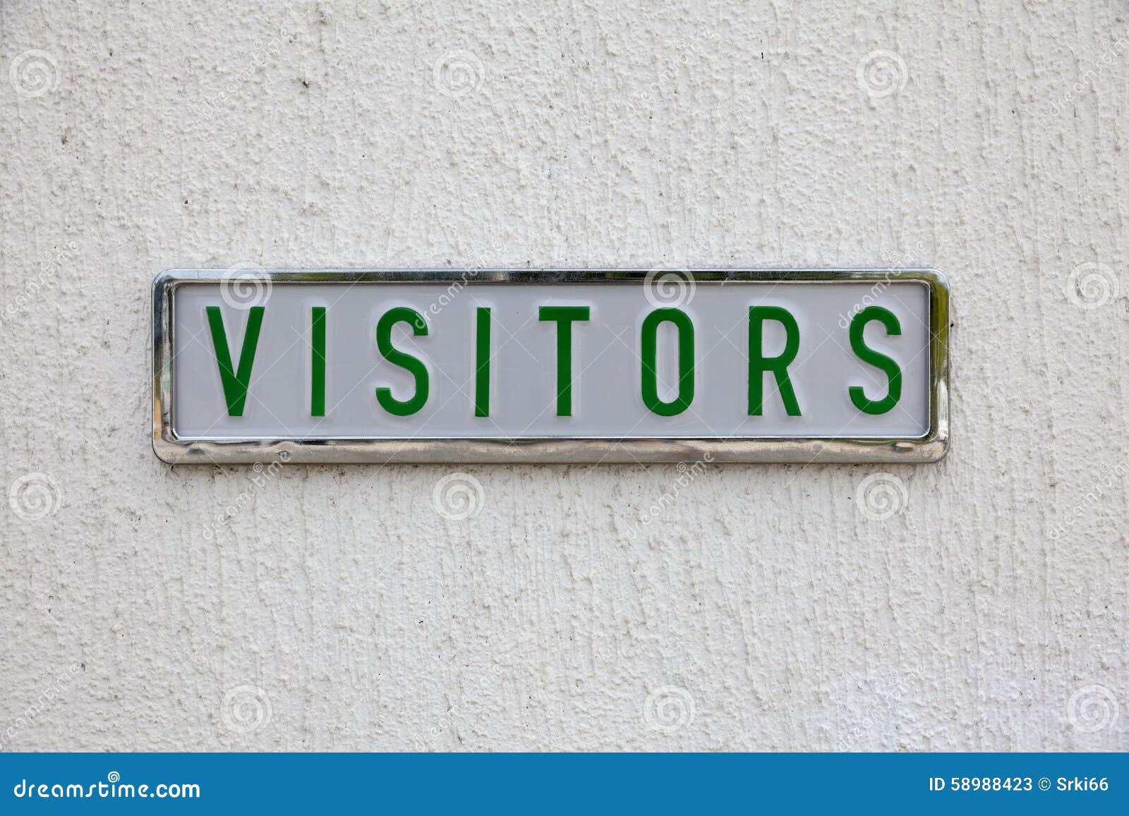 Visitors sign stock image. Image of service, display - 58988423