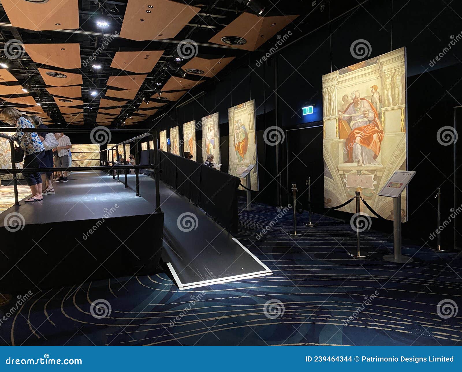 Visitors View Ceiling Fresco Paintings in Sistine Chapel by ... Visitors View Ceiling Fresco Paintings in Sistine Chapel by ...