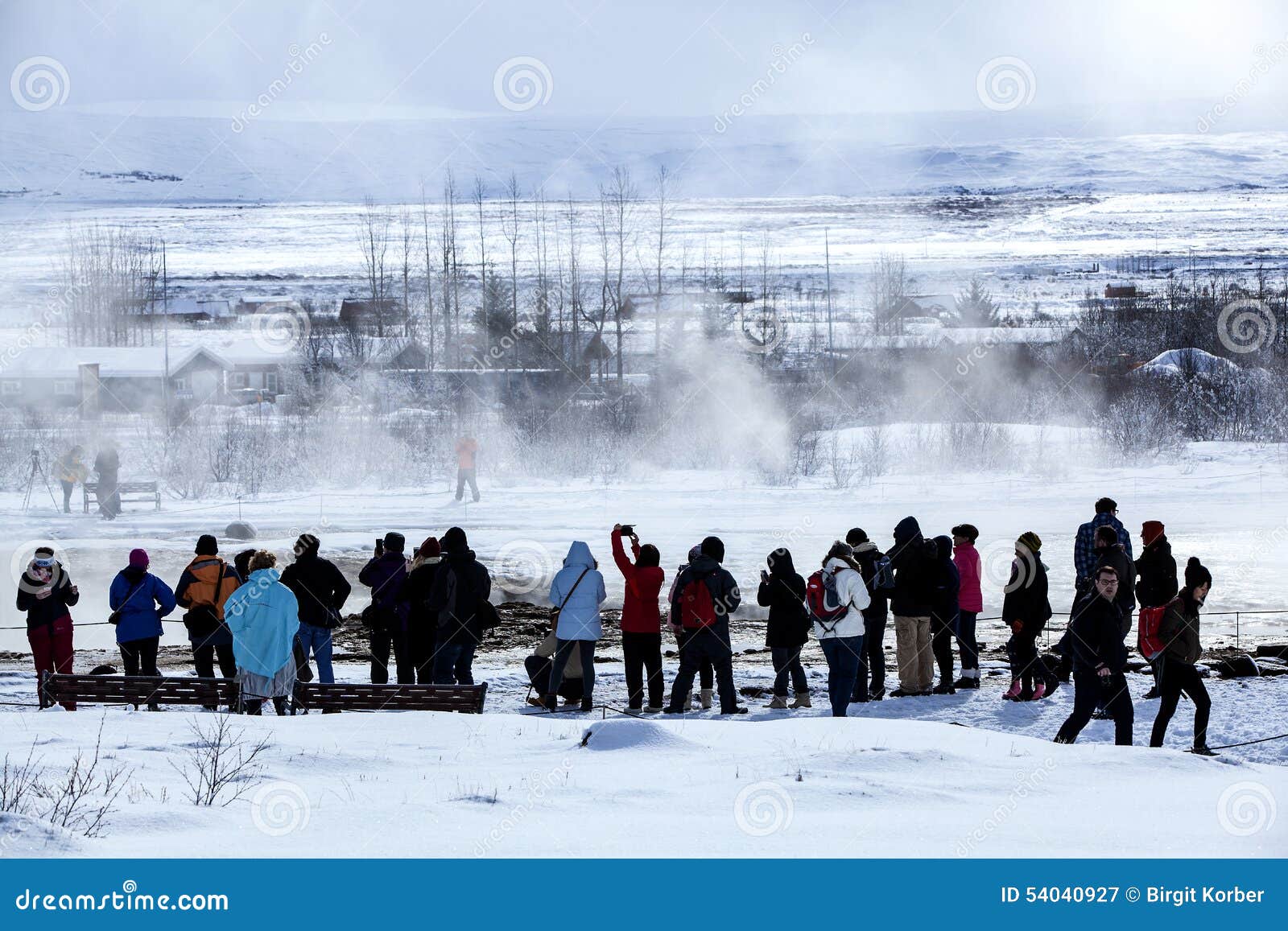 Geothermal Spa Visitors With Silica Mud Masks Relax And Refresh At The ...