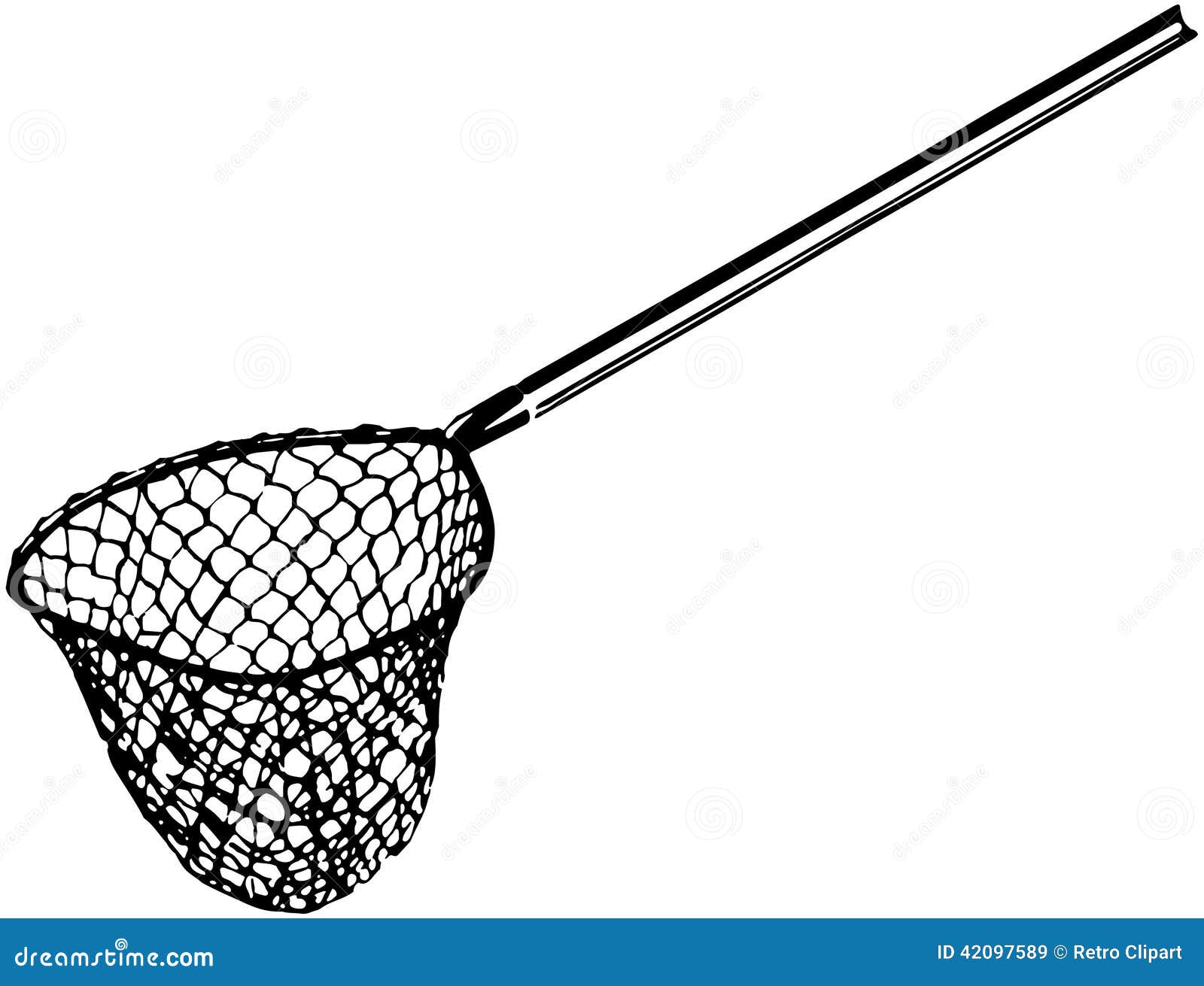Visnet 2 vector illustratie. Illustratie bestaande uit vissen - 42097589