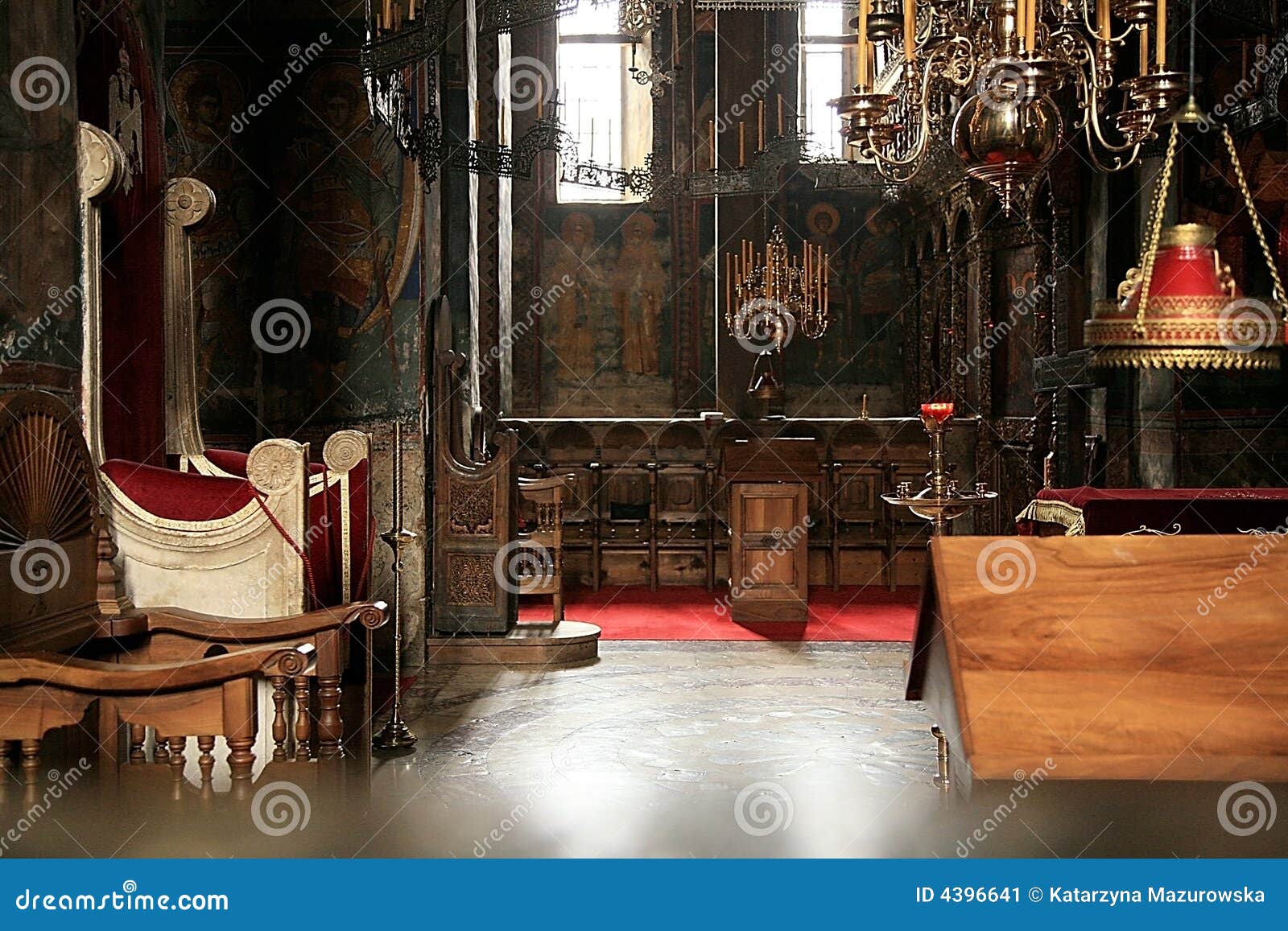 Visoki Decani, Inside - Kosovo Stock Image - Image of europe ...