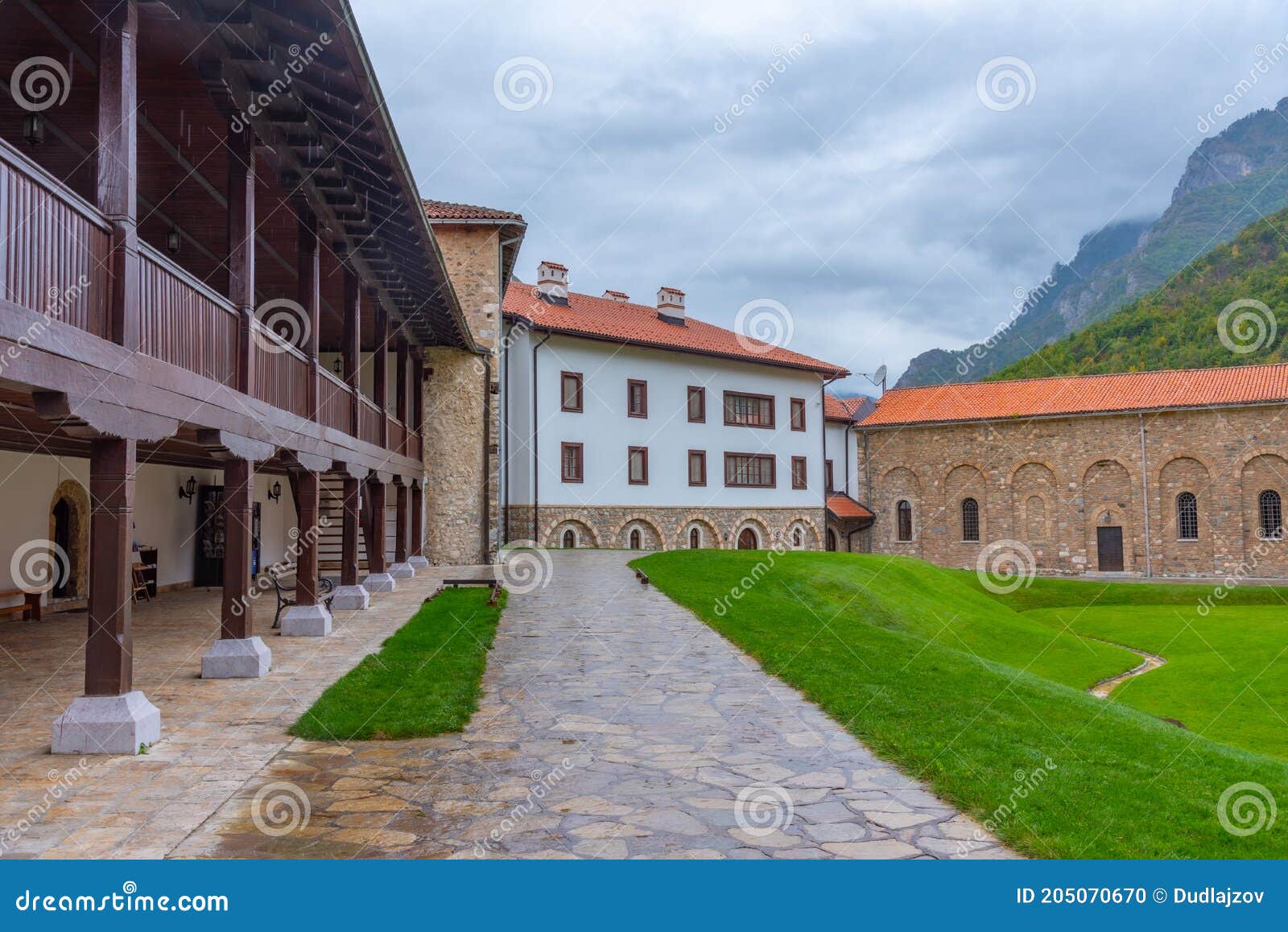 Visoki Decani Monastery in Kosovo Stock Photo - Image of serbia ...