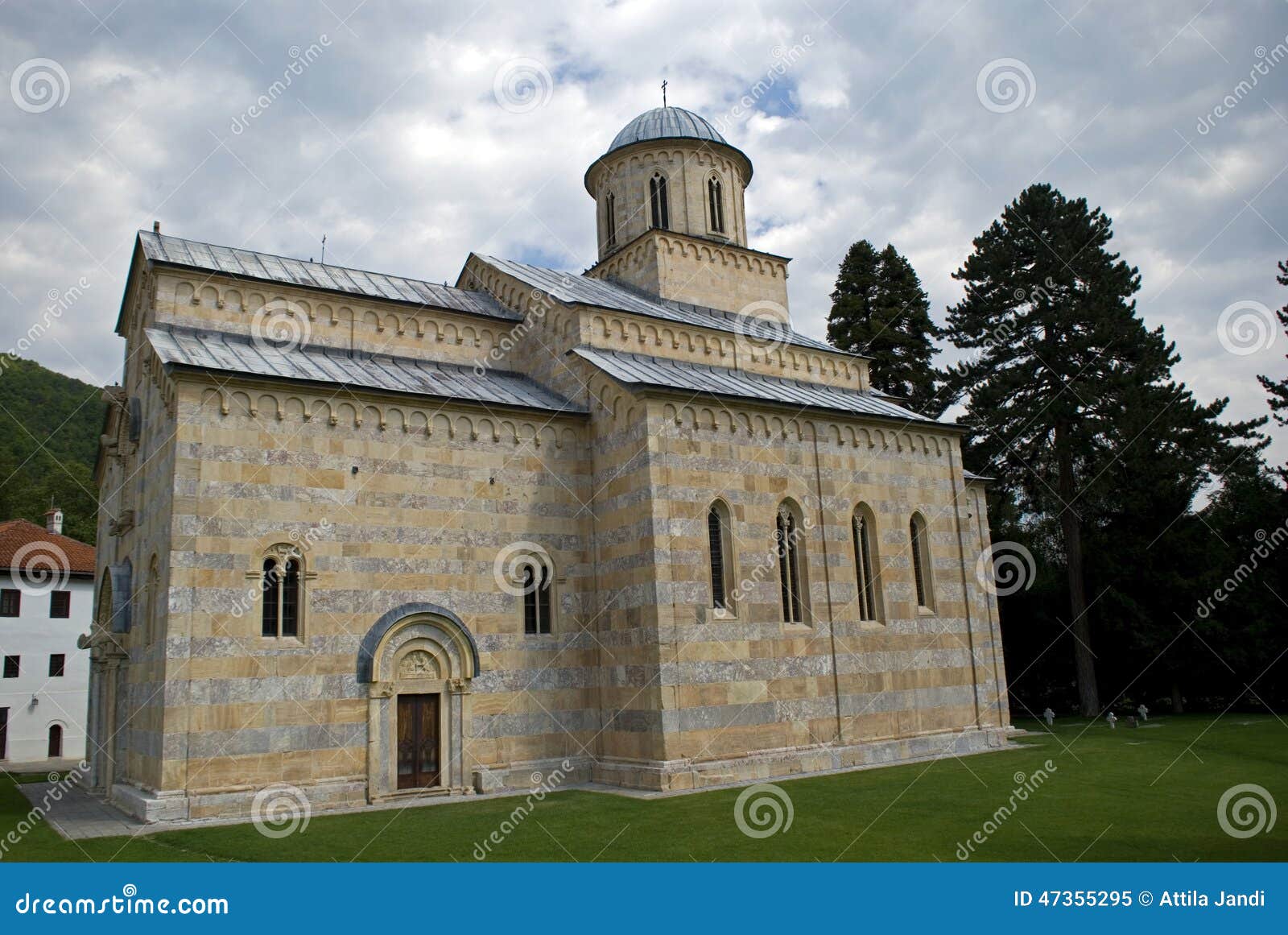 Visoki Serbian Orthodox Monastery, Decani, Kosovo Stock Image - Image ...