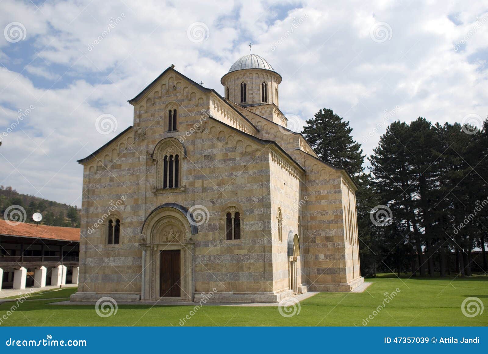 Visoki Servisch Orthodox Klooster, Decani, Kosovo Stock Afbeelding ...