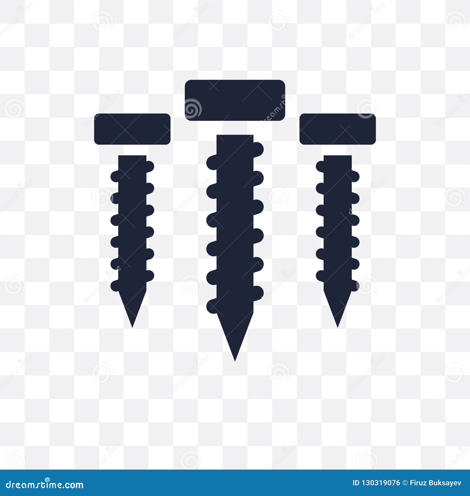 Visse L'icône Transparente Conception De Symbole De Vis De Construction ...