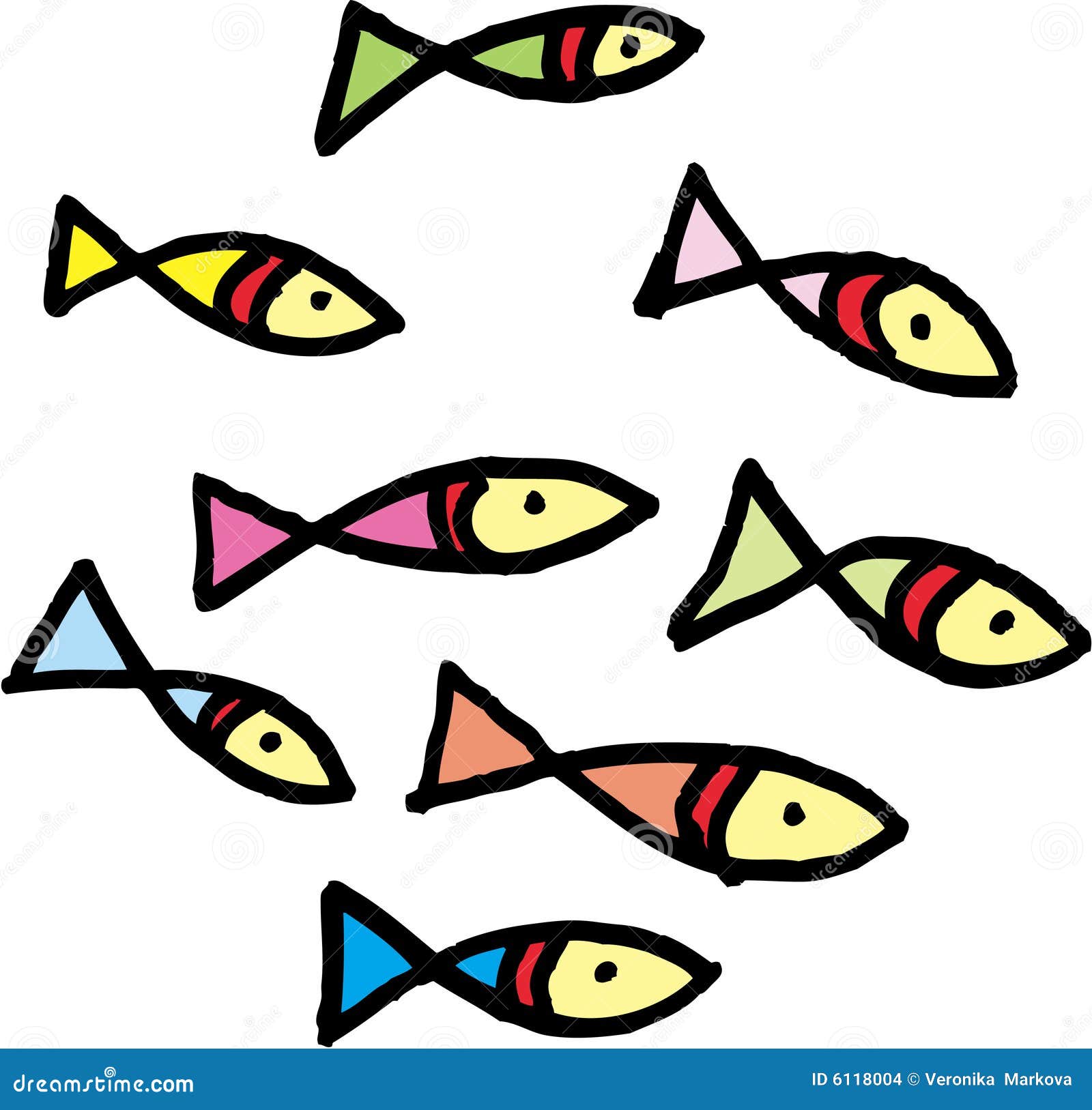 Vissen vector illustratie. Illustration of divers, blauw - 6118004