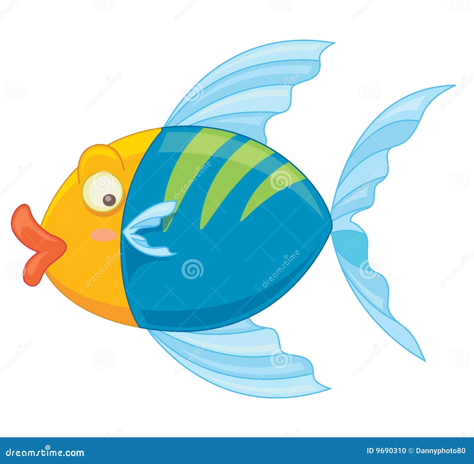 Vissen vector illustratie. Illustration of illustratie - 9690310