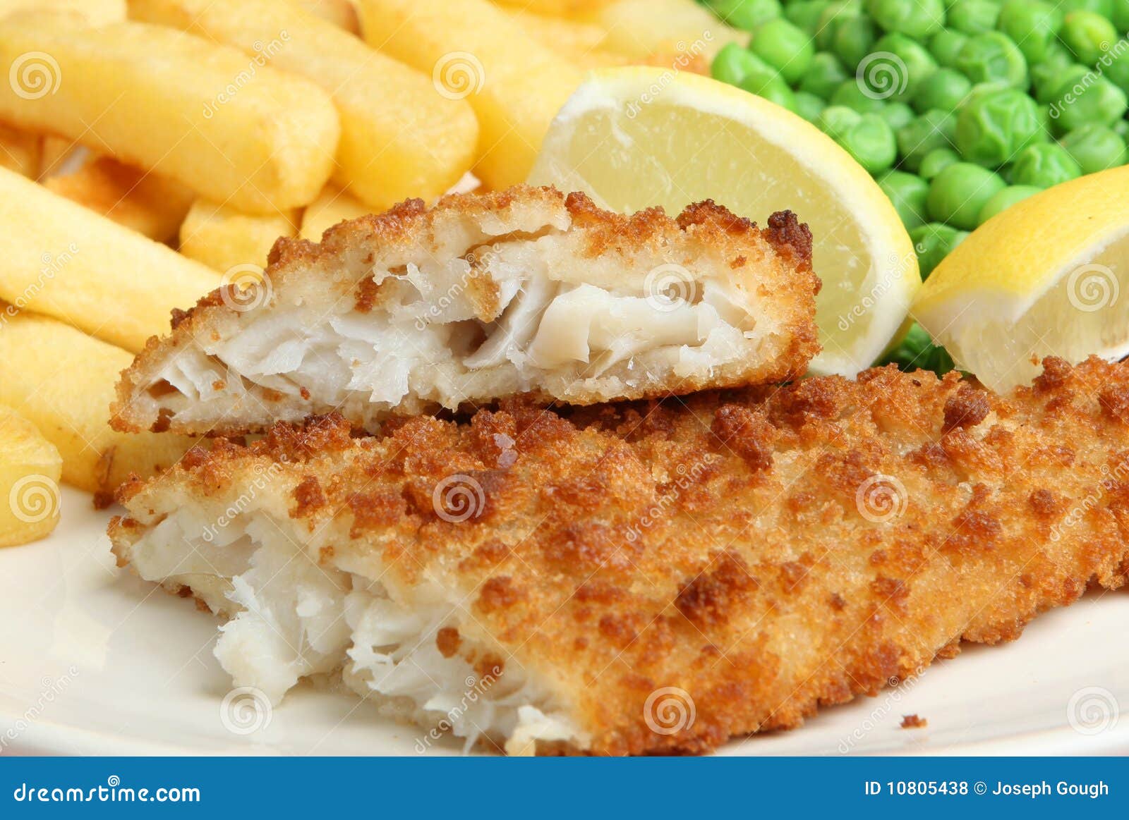 Vissen & Spaanders stock foto. Image of plaat, horizontaal - 10805438