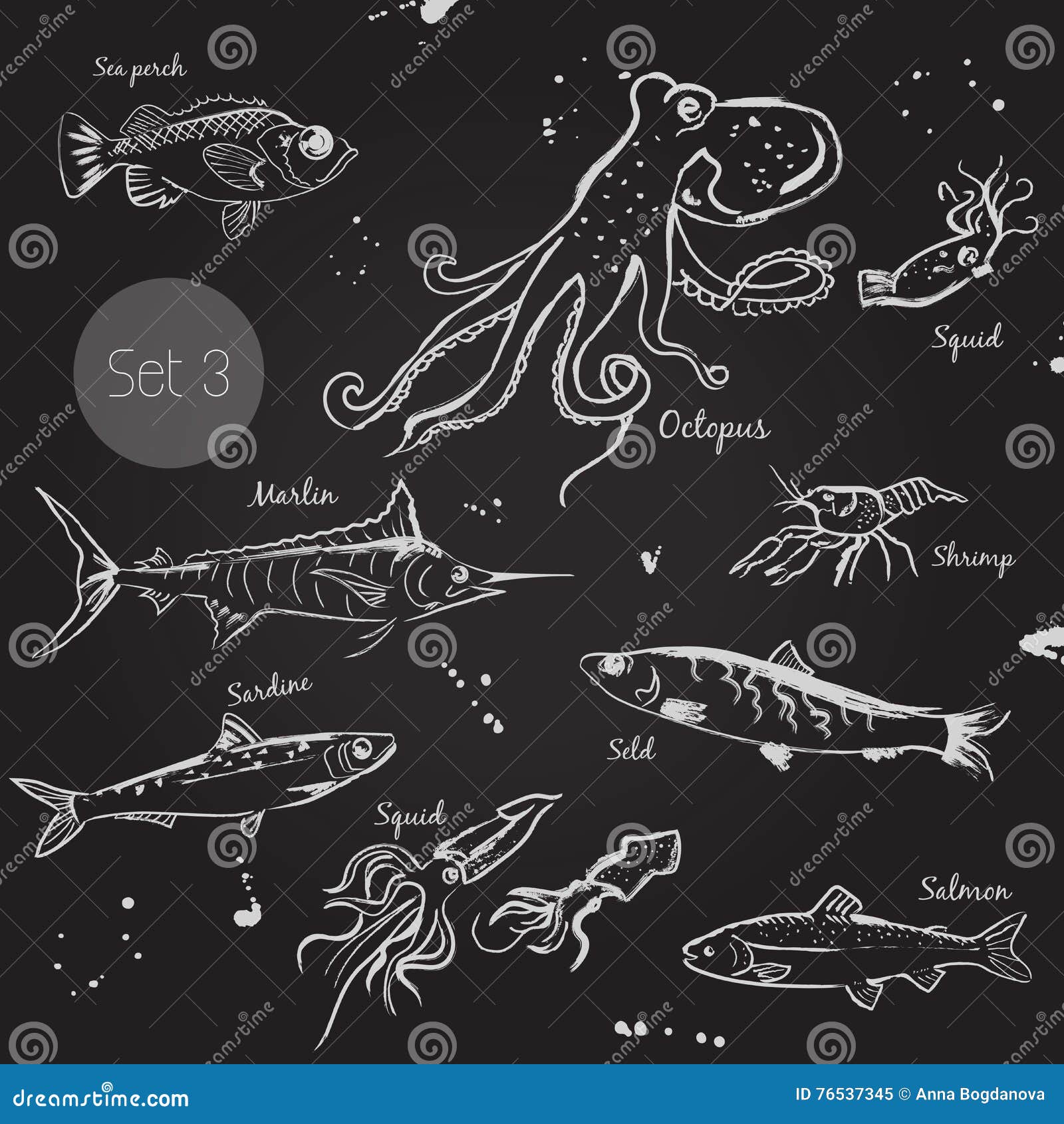 Vissen schets Vector vector illustratie. Illustration of tekening ...