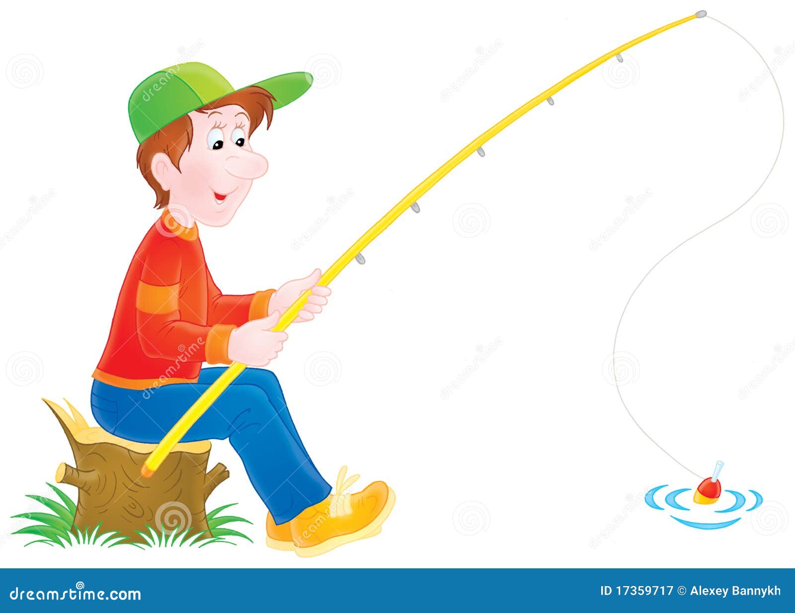 Visser stock illustratie. Illustration of mens, geschetst - 17359717