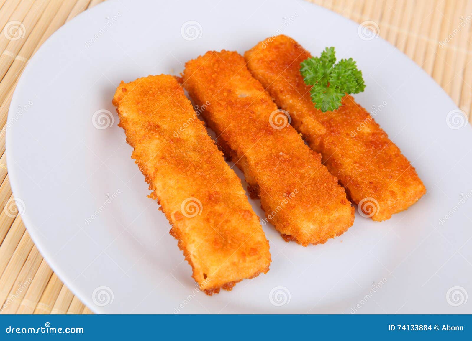 Vissticks stock foto. Image of diner, gepaneerd, stokken - 74133884