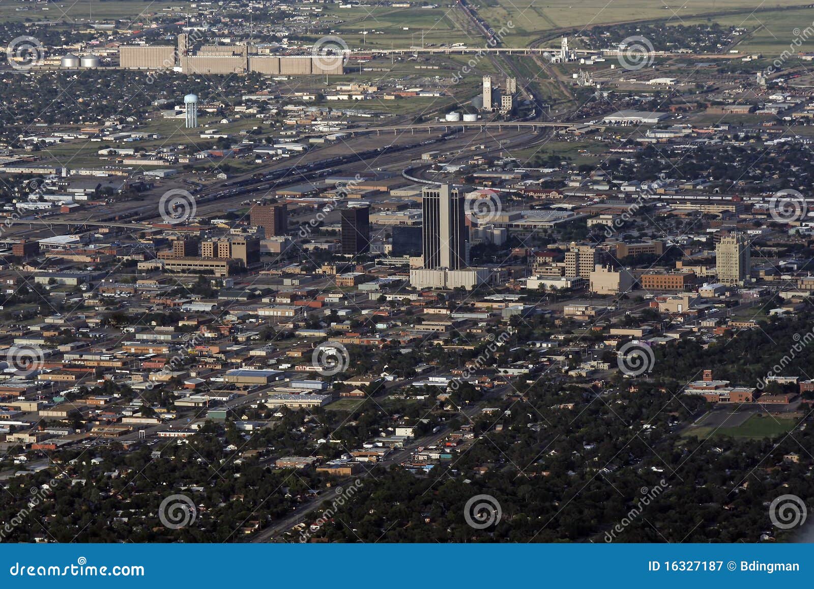 Vista Aérea De Amarillo, Texas Imagem de Stock - Imagem de destino ...