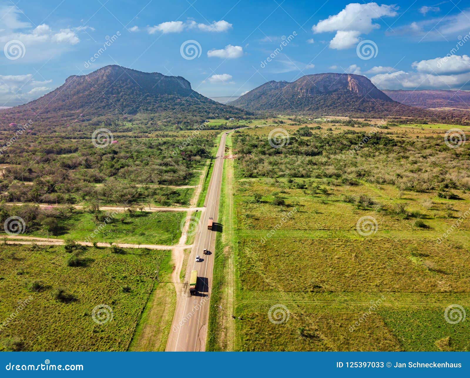 Vista Aérea De Cerro Paraguari Imagen de archivo - Imagen de paisaje ...