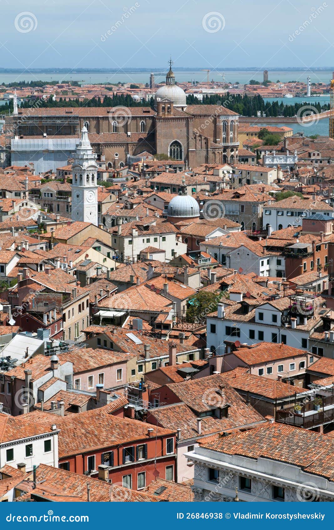 Vista aérea de Veneza foto de stock. Imagem de europa - 26846938