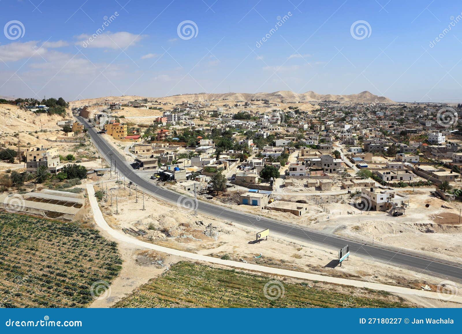 Vista aerea di Gerico immagine stock. Immagine di santo - 27180227