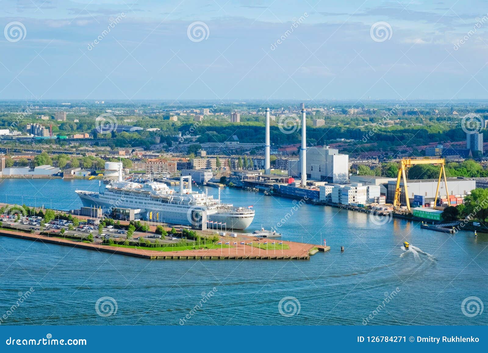 Vista Da Cidade De Rotterdam Foto Editorial - Imagem de hotel, holanda ...
