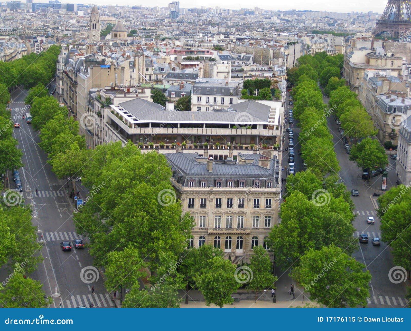 Vista Della Via Di Parigi, Francia Immagine Stock - Immagine di francia ...