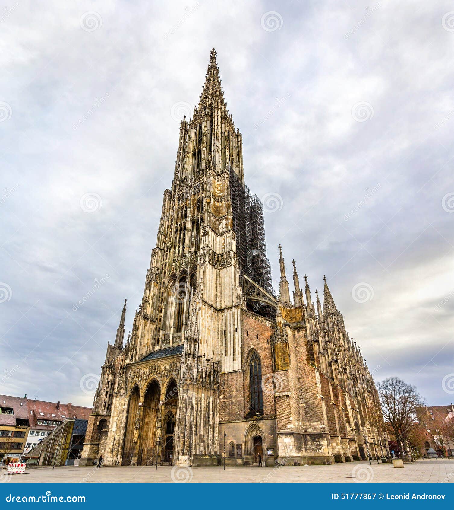Vista Di Ulm Minster - La Germania Immagine Stock - Immagine di ...