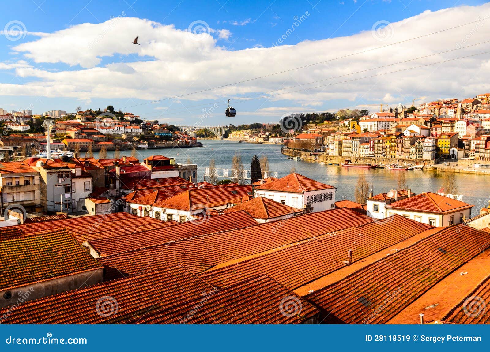 Vista do rio de Douro imagem de stock. Imagem de marco - 28118519