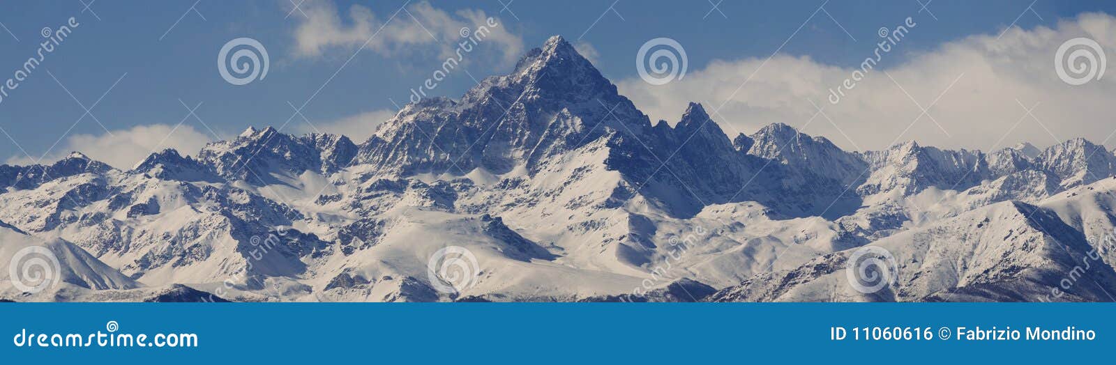 Vista Panoramica Del Monviso Fotografia Stock - Immagine di italia ...