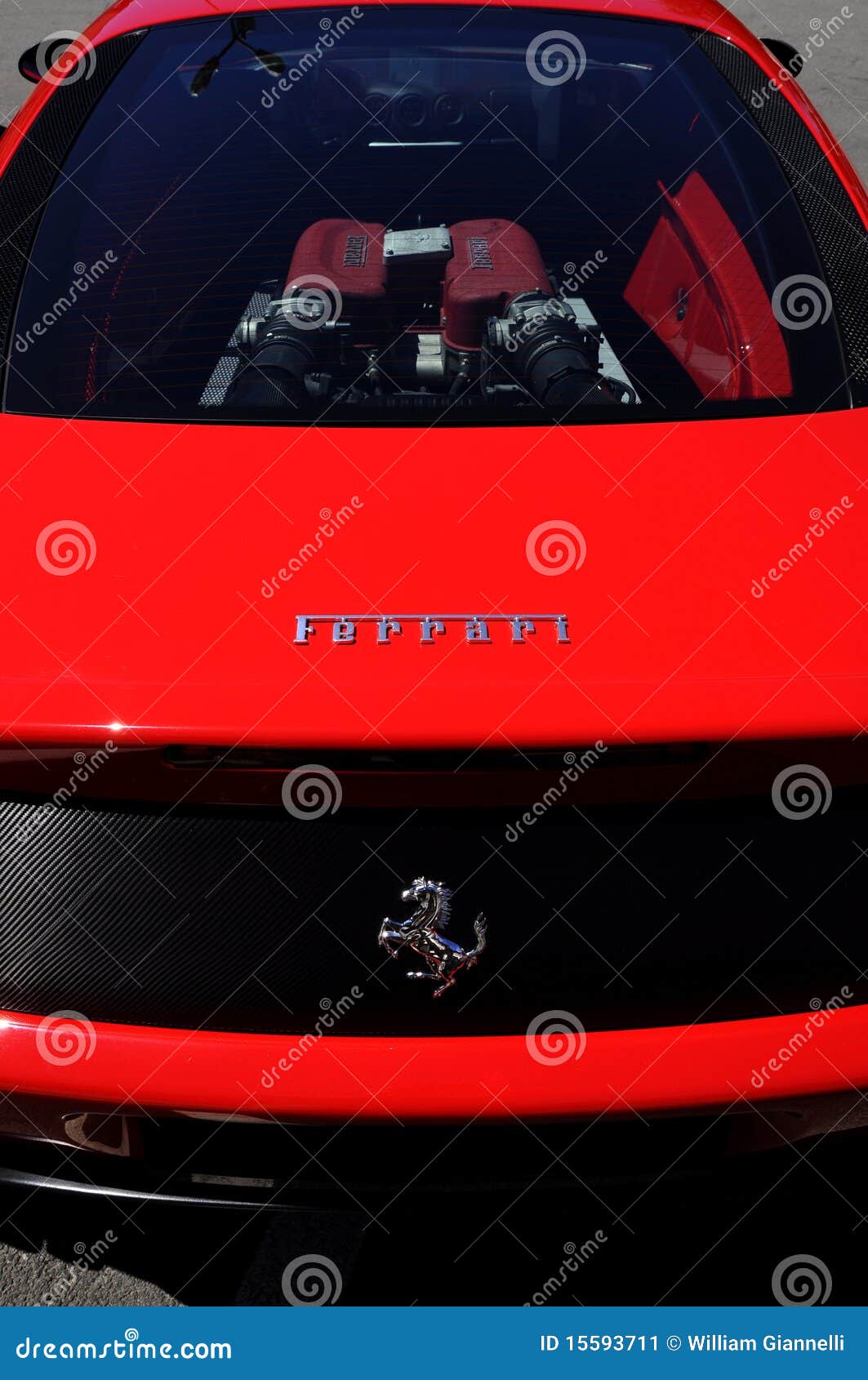 Vista Posteriore Del Ferrari Fotografia Editoriale - Immagine di sport ...