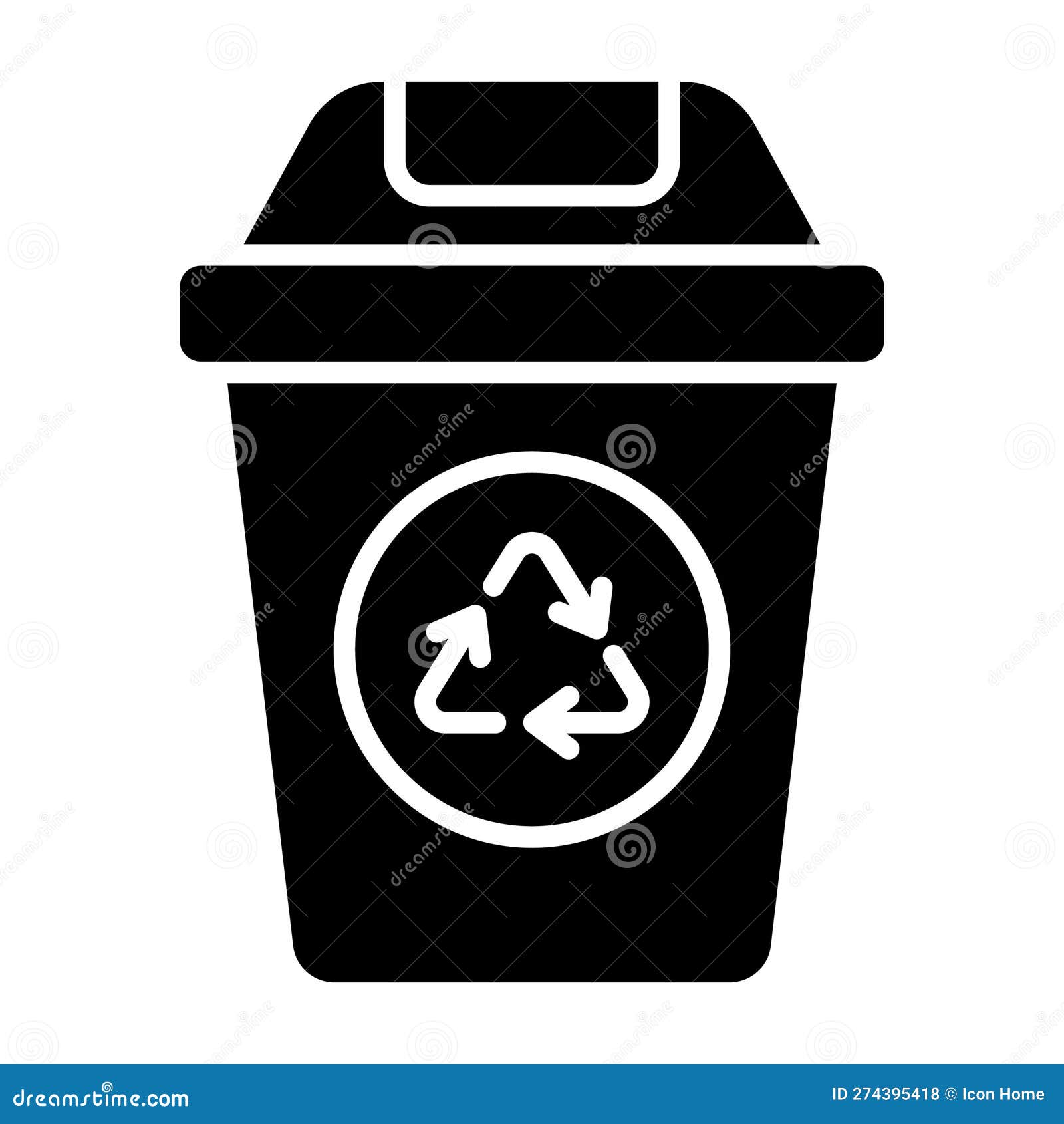 He Visto Este Increíble Vector De Reciclaje Basurero Bin Icono Del ...