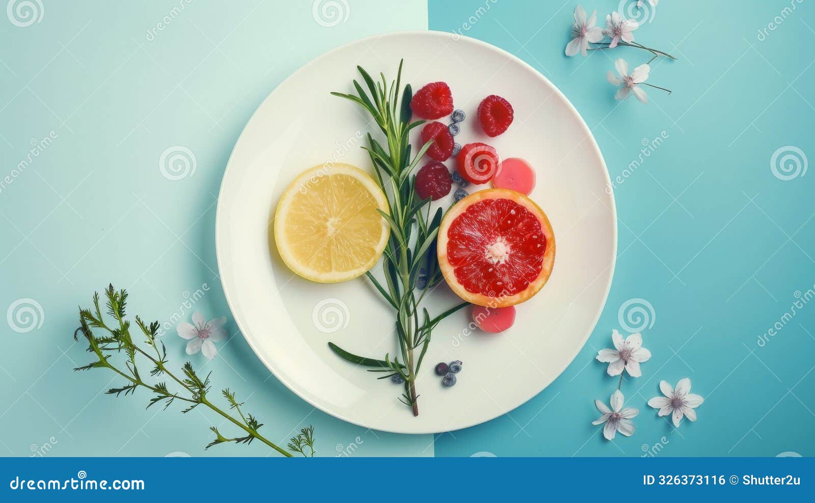The Visual Aesthetics Of A Balanced Diet Stock Photography ...