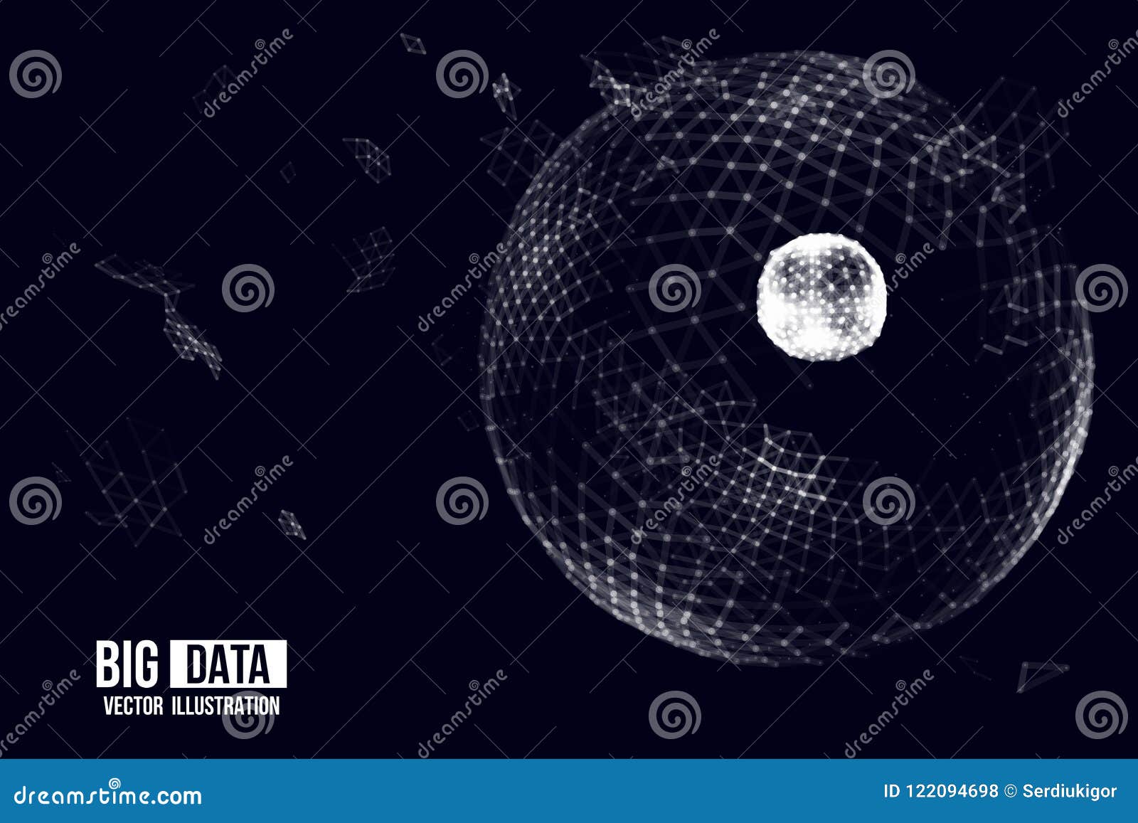 Visual Analytics for Big Data. Vector Illustration Stock Vector ...