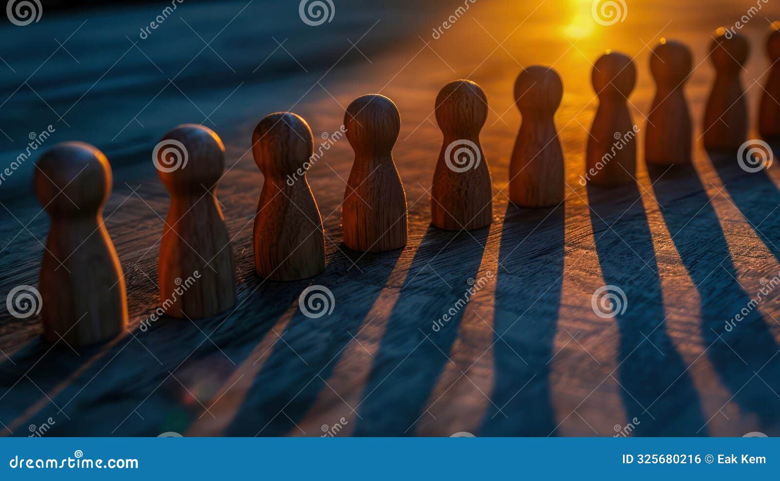 Conceptual Support and Aid Ideas Shadowy Figures Representing ...