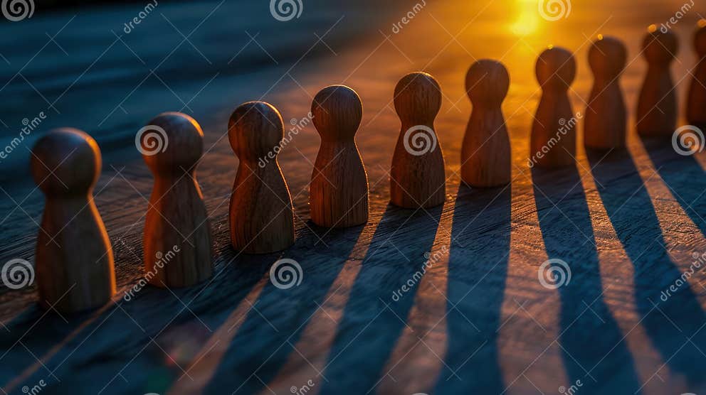 Conceptual Support and Aid Ideas Shadowy Figures Representing ...