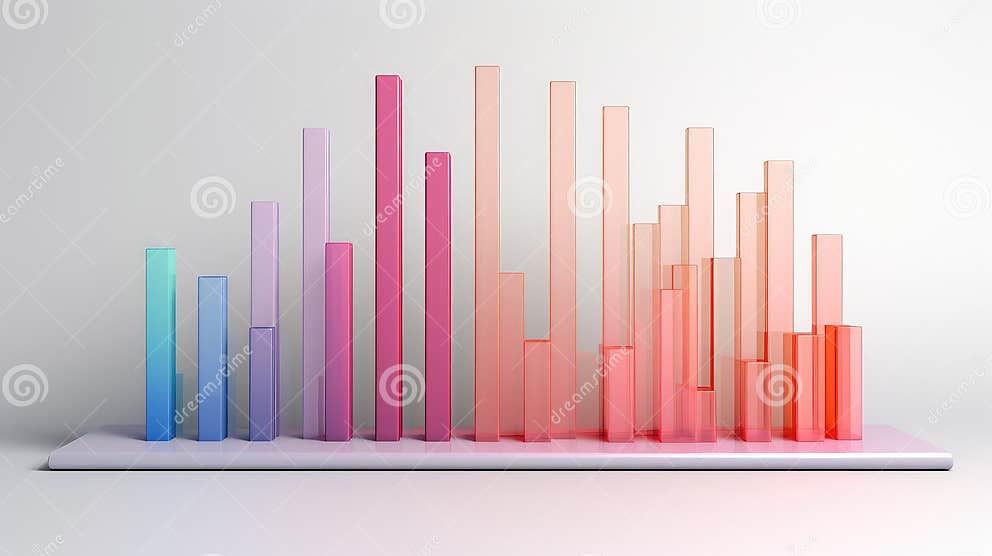 Visual data bar chart stock illustration. Illustration of scale - 362256603