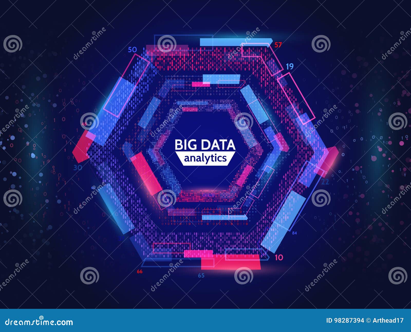 Visual Data Stream Information Abstract Data Conection Structure 3024
