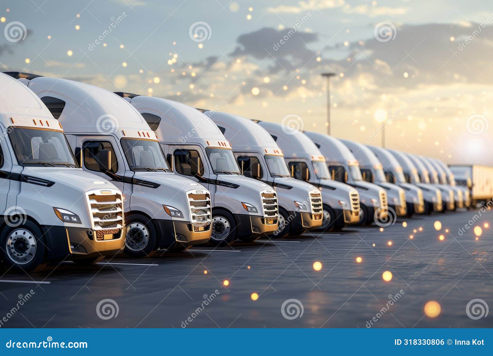 Visual Depiction of Smart Fleet Management System with Connected Trucks ...