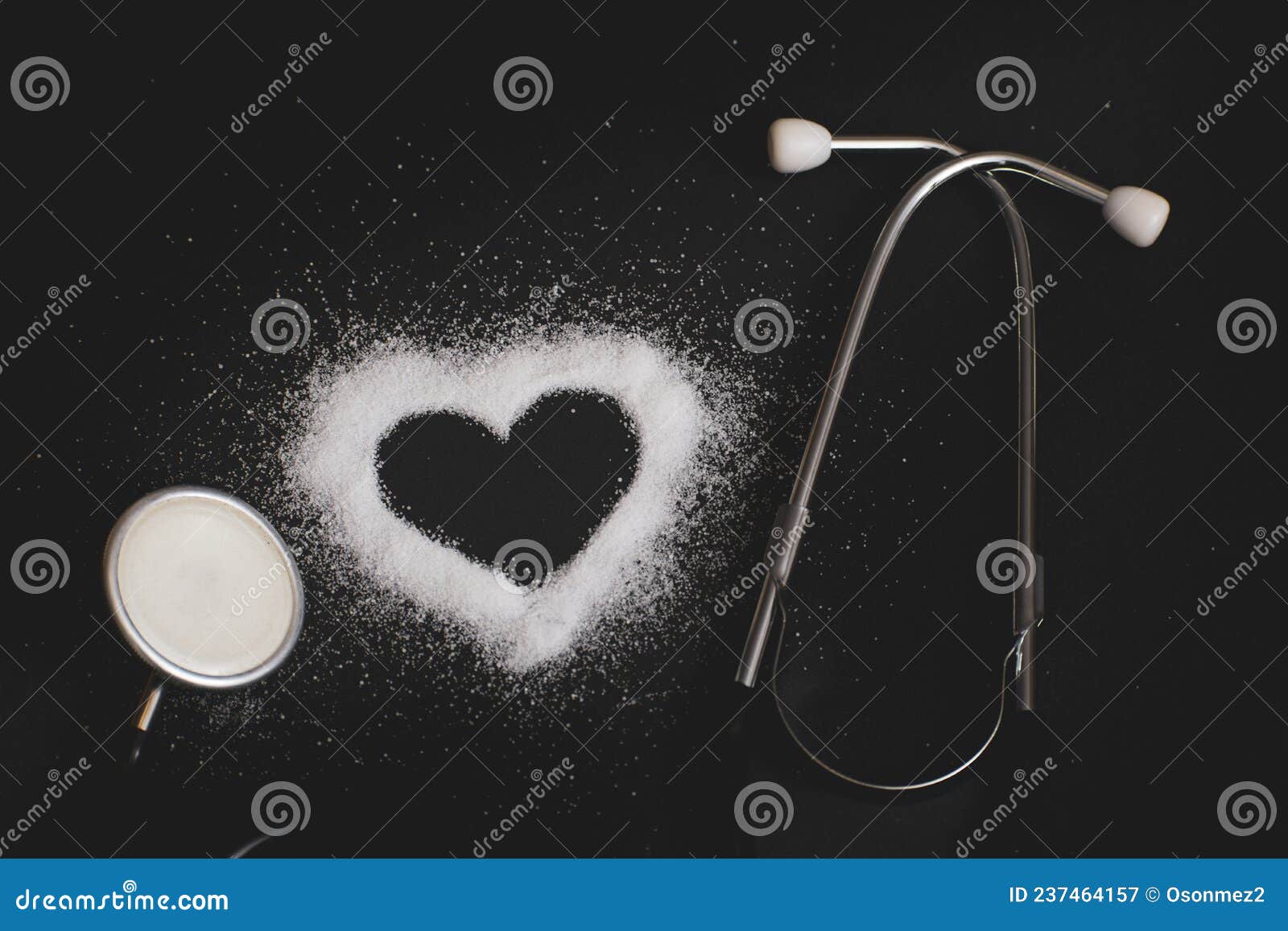 Visual Describing the Harm of Using Too Much Salt on the Heart Stock ...