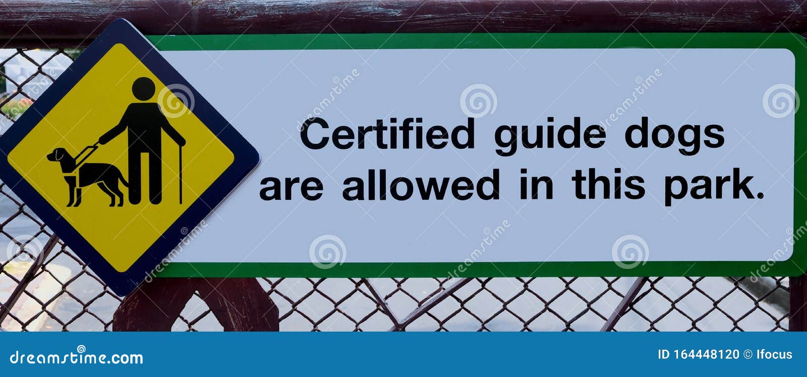 Guide Dogs Allowed Sign