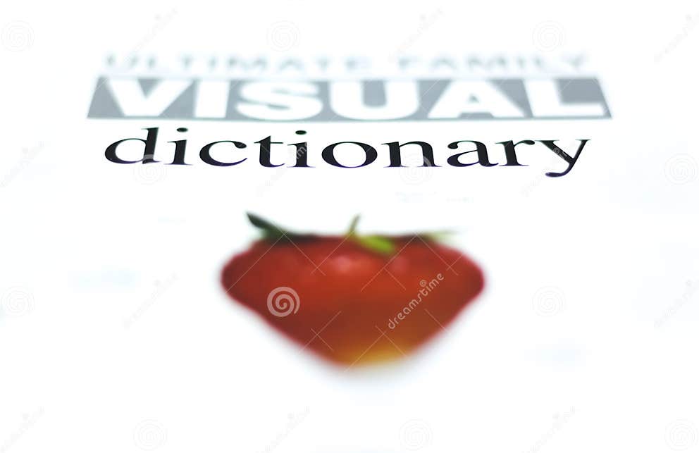 Visual Dictionary. Topic and Category on Colorful Background for ...