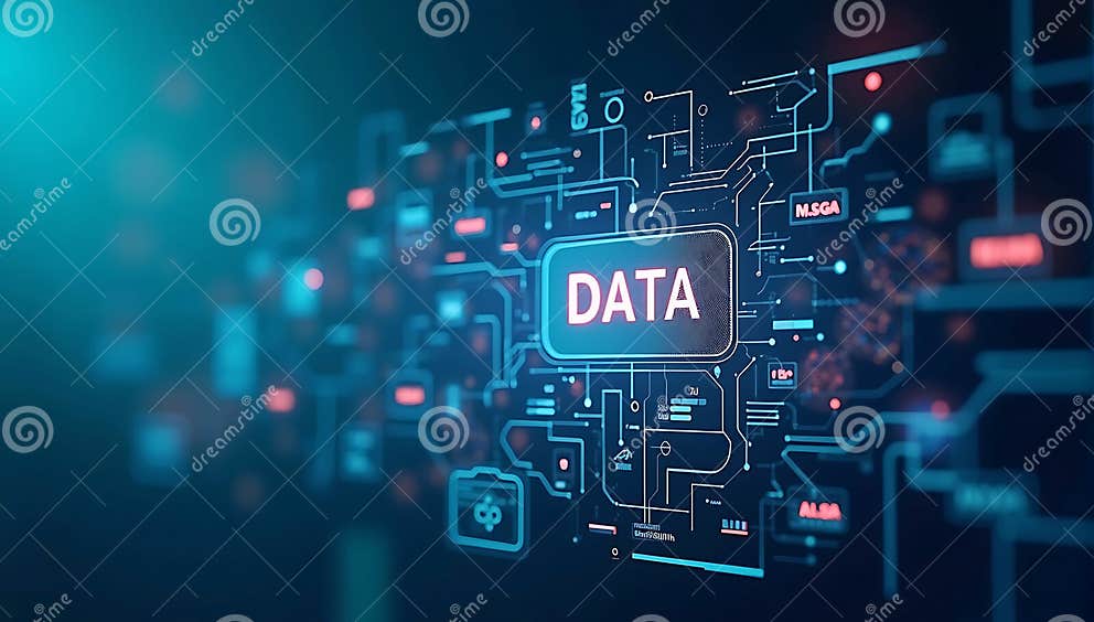 A Visual Display of Big Data Using Infographic Elements, Symbolizing ...