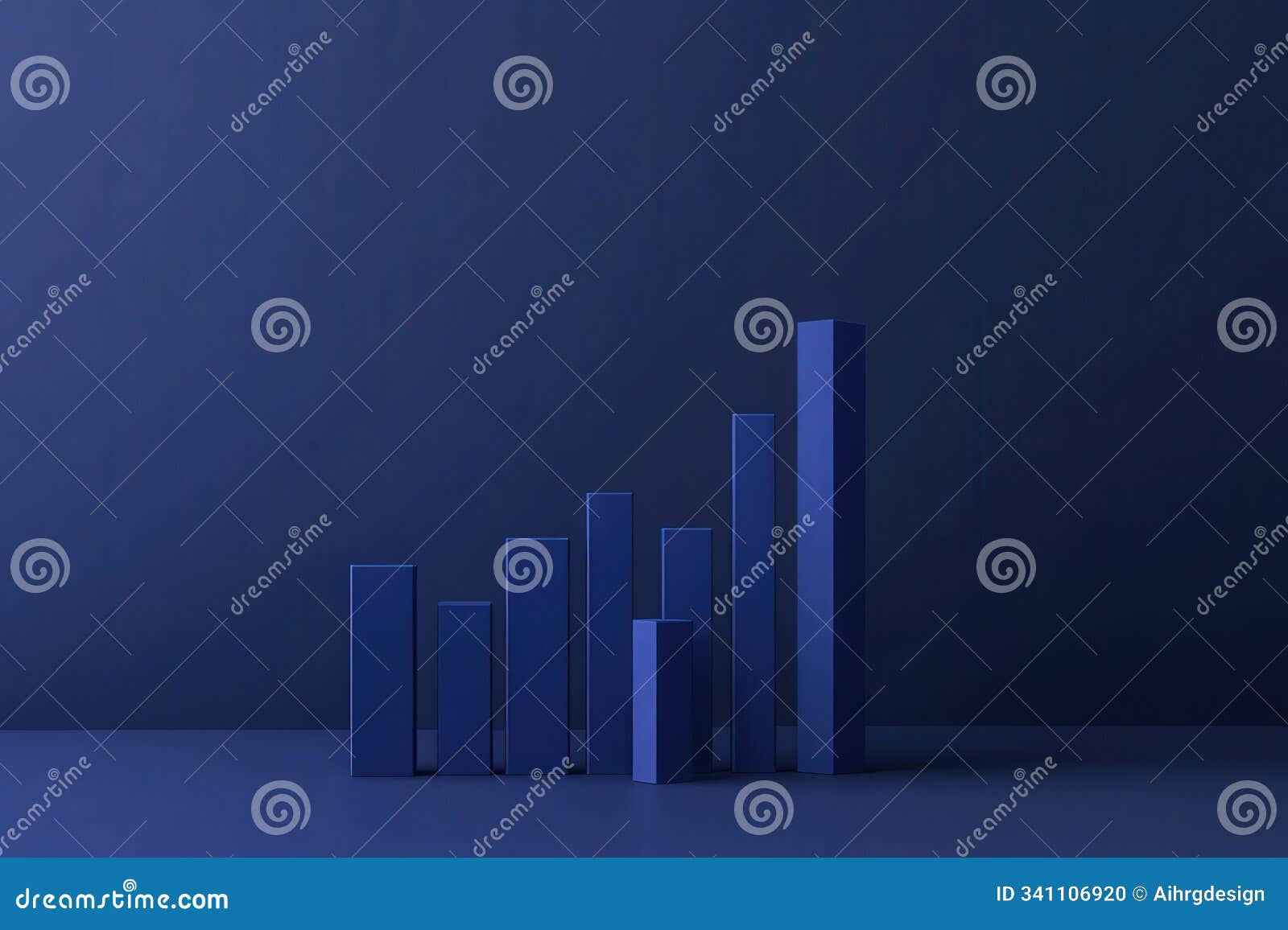 Minimalist Financial Bar Chart Showing Significant Decline in Earnings ...