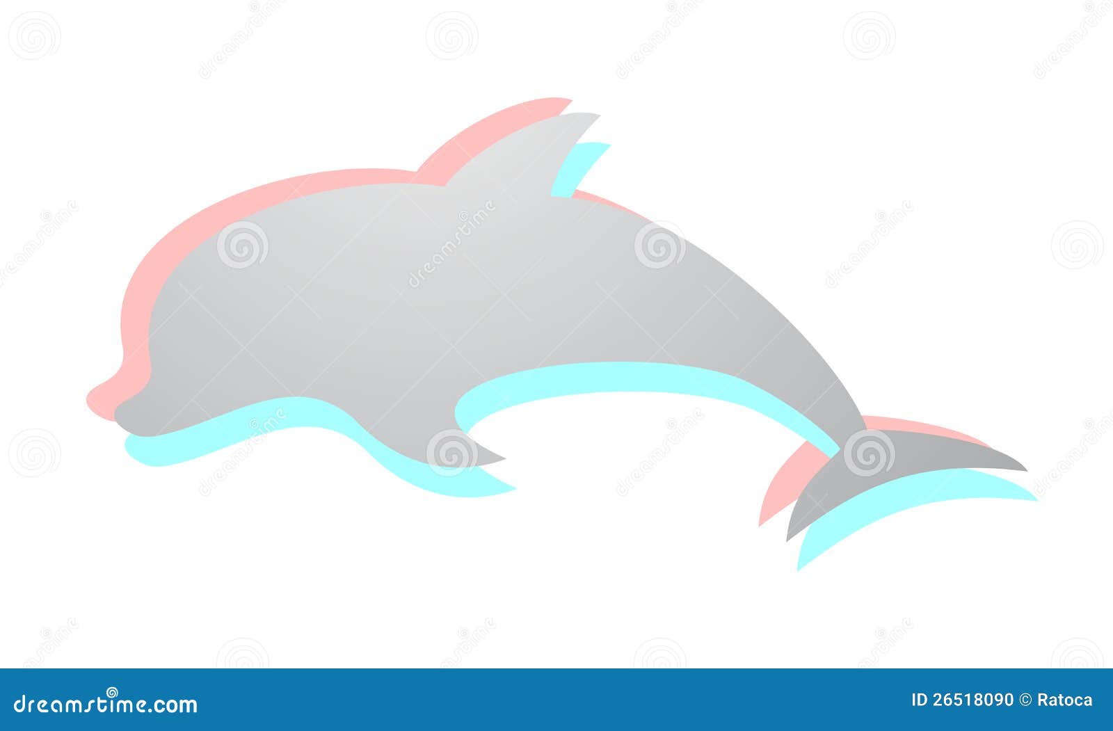 Visual dolphin stock vector. Illustration of style, graphic - 26518090