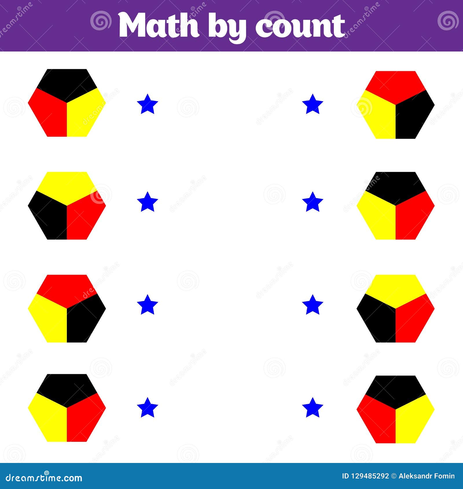 Visual Educational Game for Children. Worksheet for Preschool Kids ...