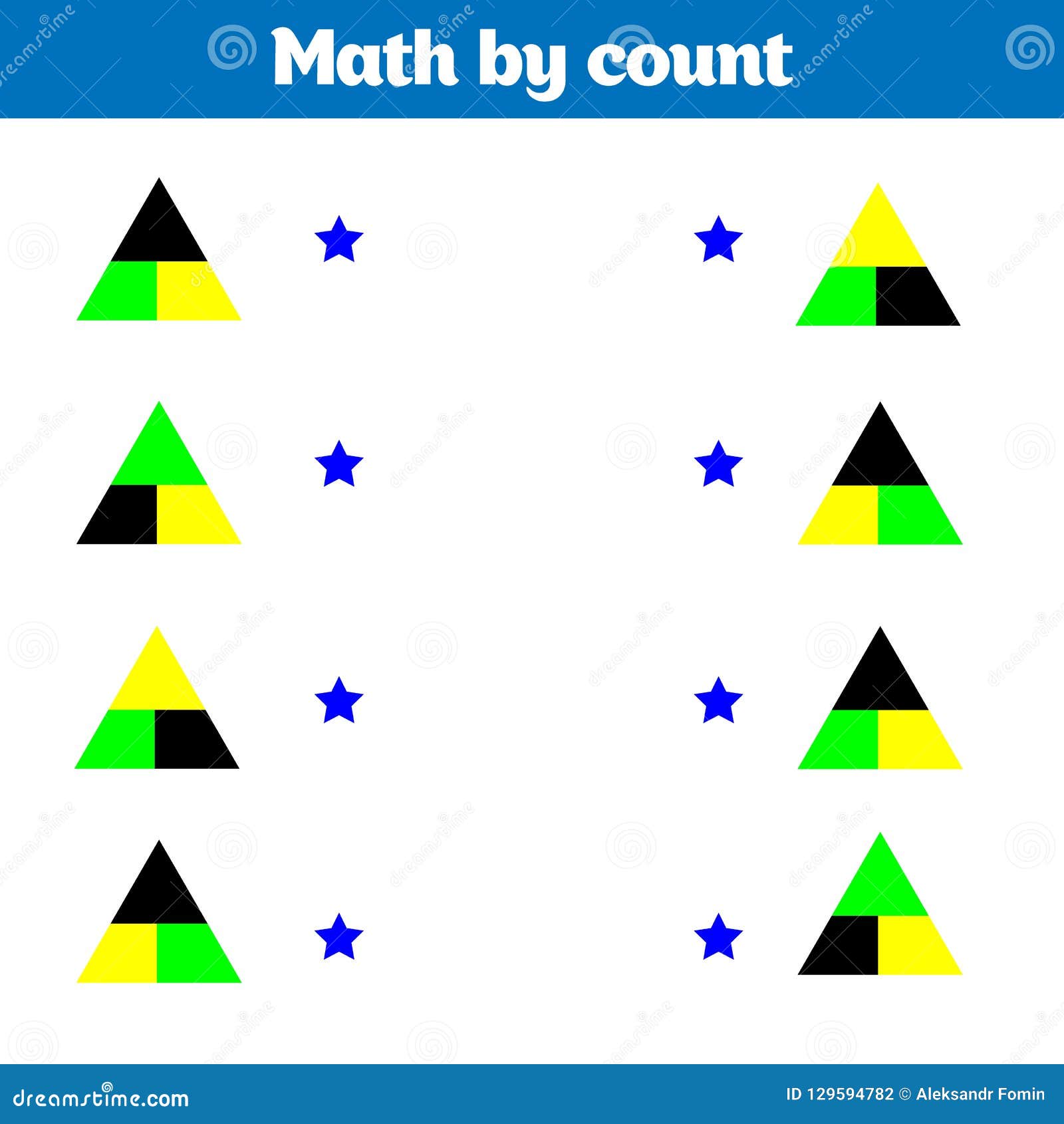 Visual Educational Game For Children. Worksheet For Preschool Kids ...