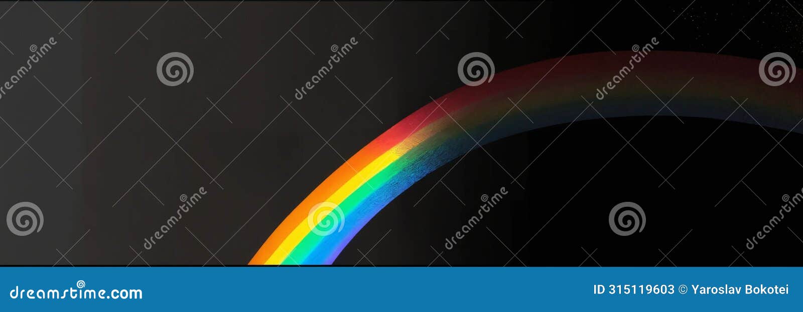 Visual Effect of the Appearance of a Rainbow on Stock Illustration ...