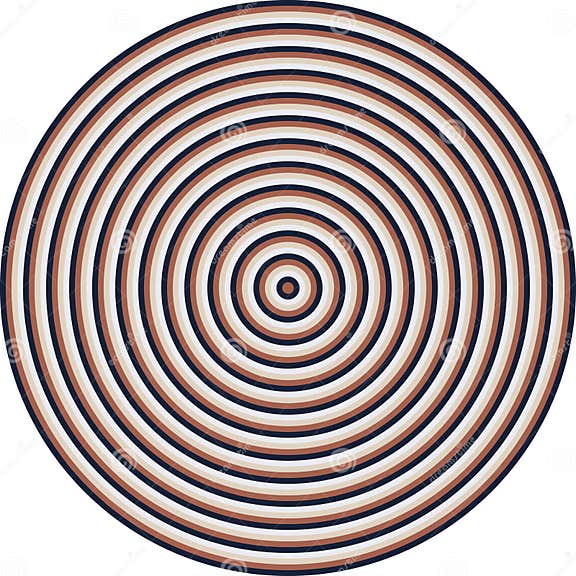 Visual Effect Created by Circles Getting Progressively Smaller Stock ...