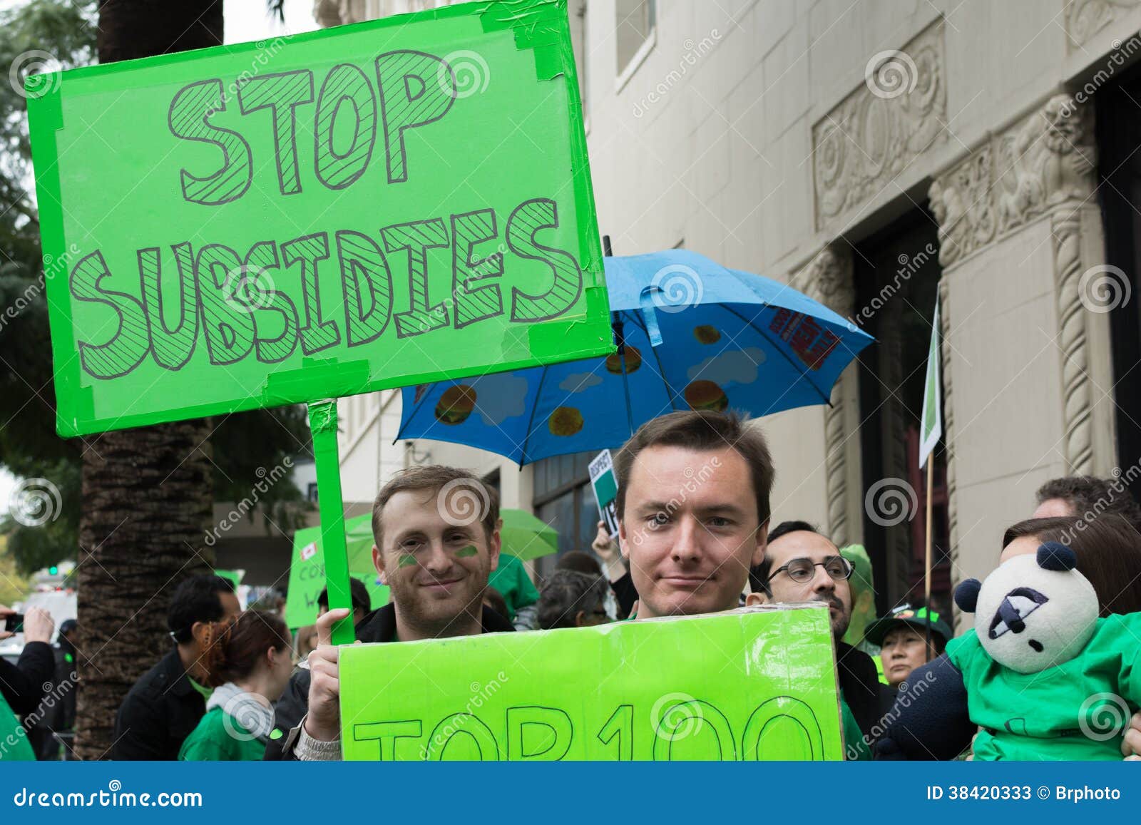 Visual Effects Artists Protest during Academy Awards Editorial Stock ...