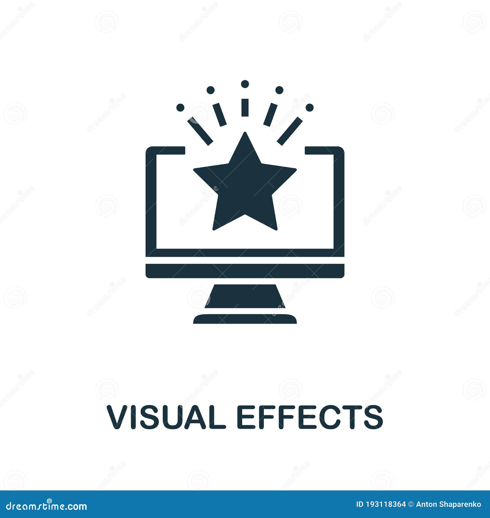 Visual Effects Icon. Simple Element from Game Development Collection ...