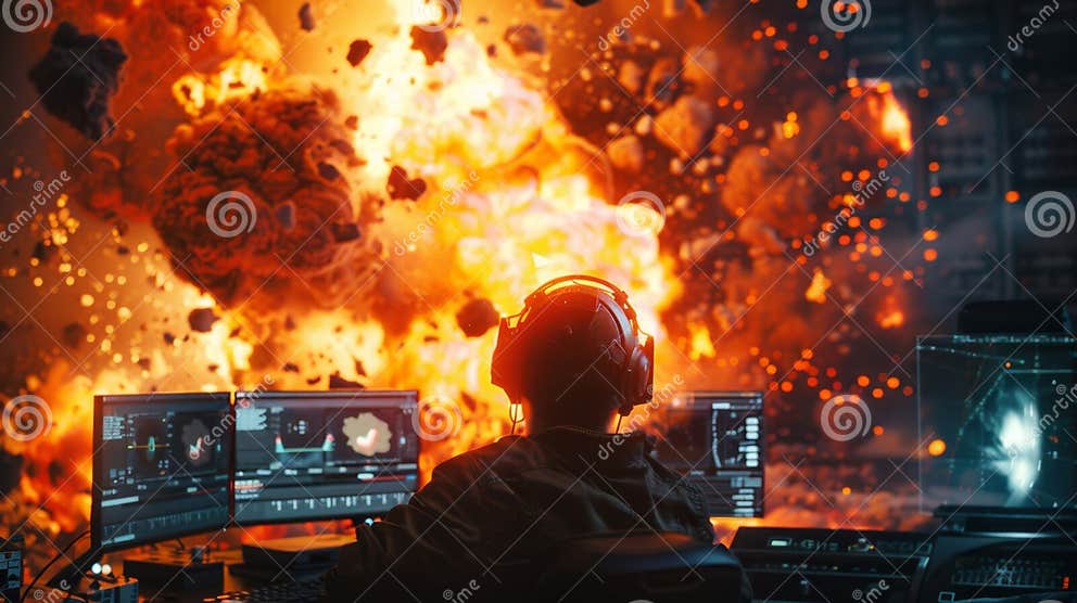 A Visual Effects Supervisor Using AIpowered Software To Create Dynamic and Realistic Fire and ...