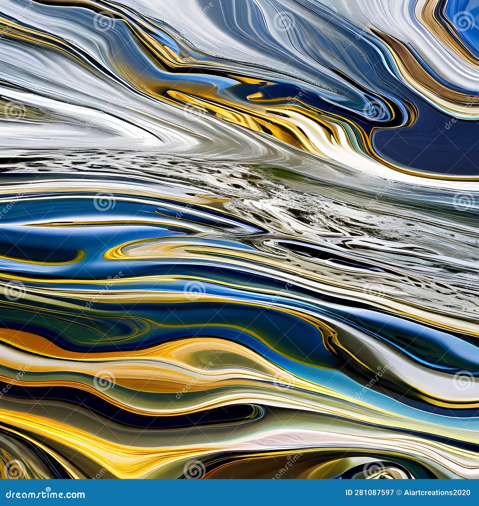 A Visual Exploration Of Fluidity And Liquidity, With Flowing Forms ...