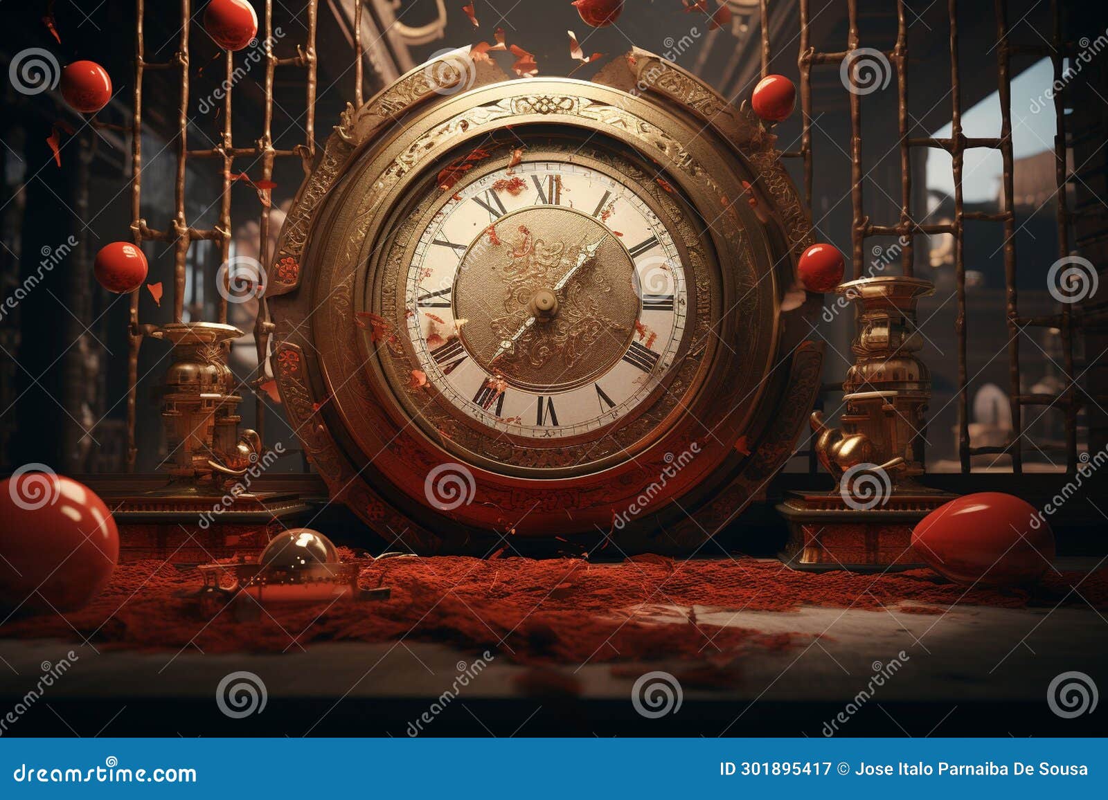 Visual Explorations of the Concept of Time Stock Illustration ...
