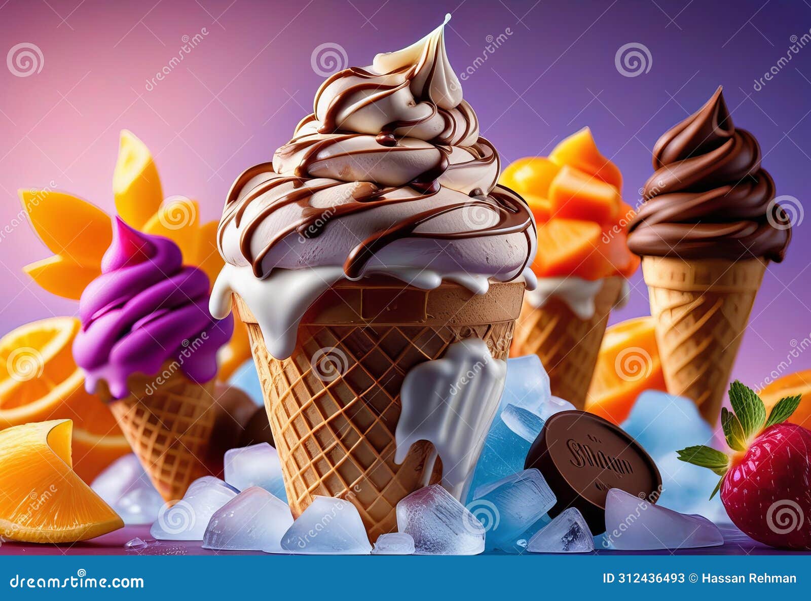 A Visual Feast in Stunning 8K Resolution Stock Illustration ...