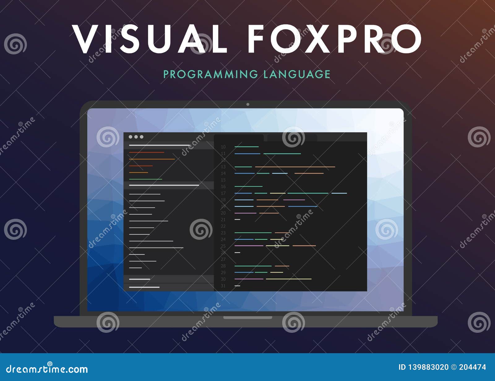 Visual Foxpro Programming Language Stock Vector - Illustration of ... Visual Foxpro Programming Language Stock Vector - Illustration of ...